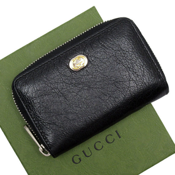 Gucci | Bags | Gucci Interlocking G Coin Case Black | Poshmark